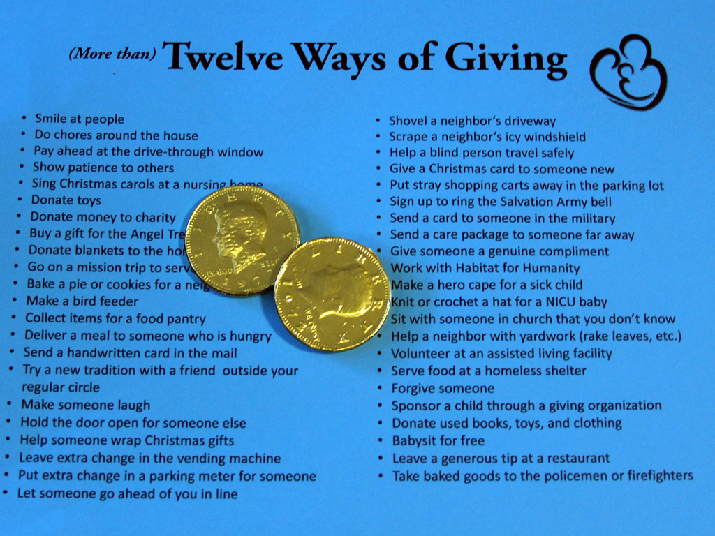 Twelve Ways of Giving - Holy Family Episcopal Church