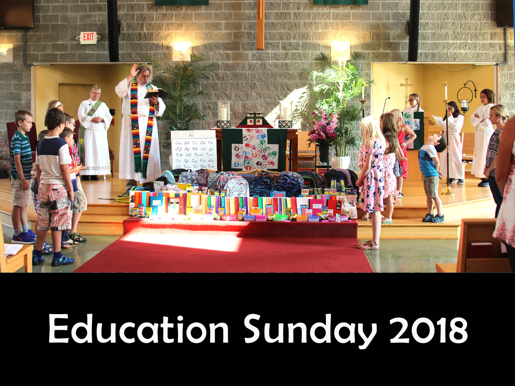 Education Sunday 2018 - Holy Family Episcopal Church